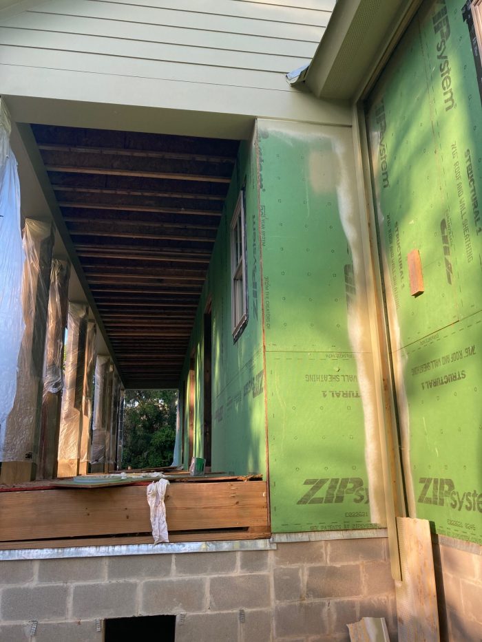 Trim out front porch band - Fine Homebuilding