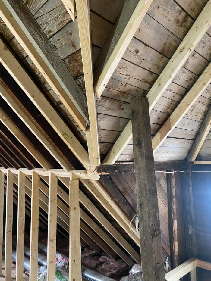 Best method for furring angled dormer rafter for drywall? - Fine ...