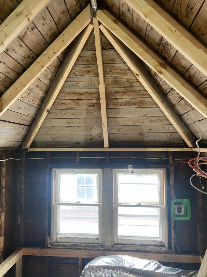 Best method for furring angled dormer rafter for drywall? - Fine ...