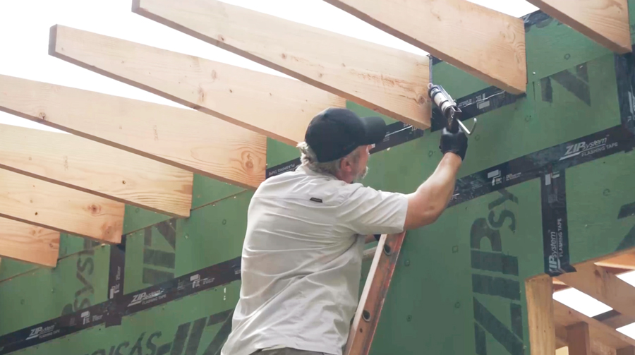 Air-Sealing Exposed Rafter Tails - Fine Homebuilding