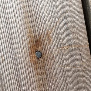 Cedar Siding Stains around nail heads plus best way to remove - Fine ...