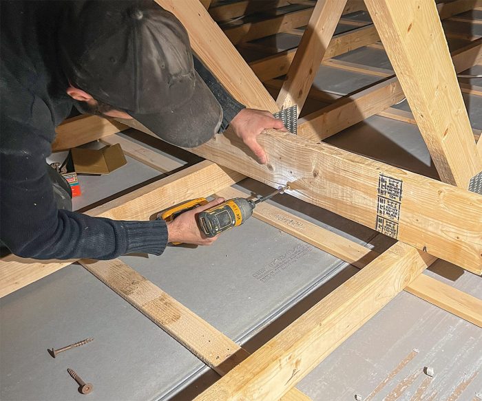 Dress Up a Ceiling With Reclaimed Beams - Fine Homebuilding