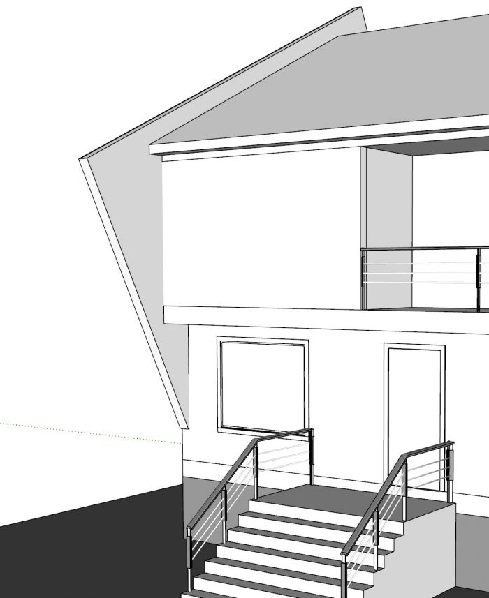 exterior diagonal wall extension - Fine Homebuilding