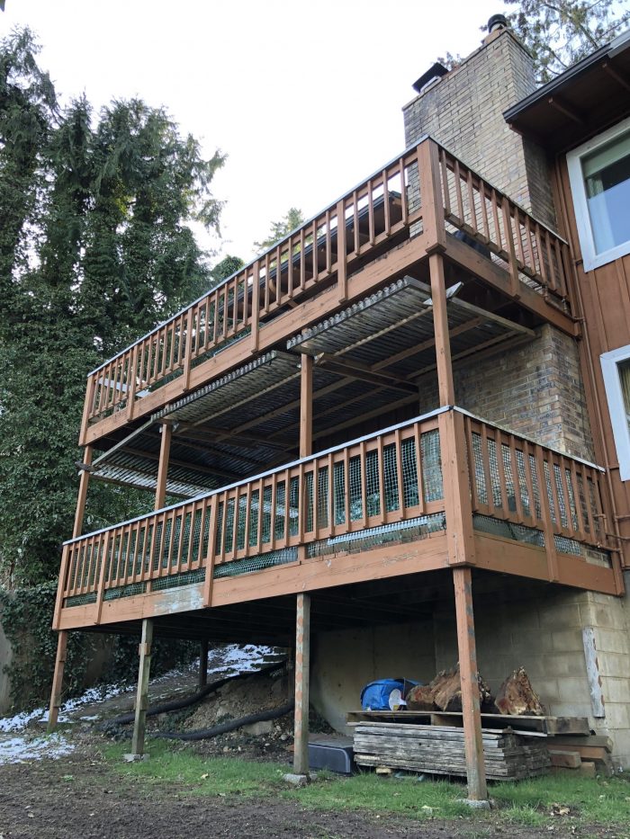 What is the correct design for a two tier deck? - Fine Homebuilding