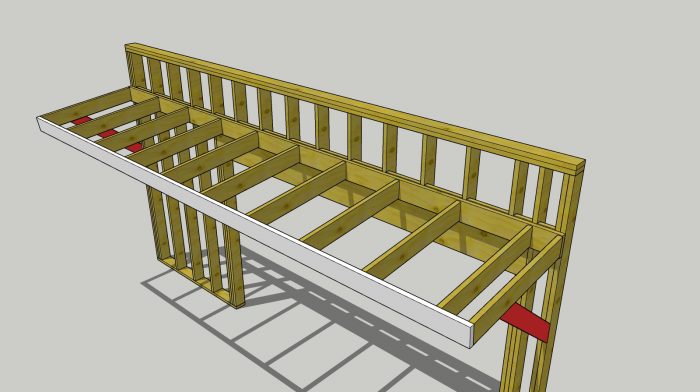 Small 4-foot roof overhang without post and beam - Fine Homebuilding