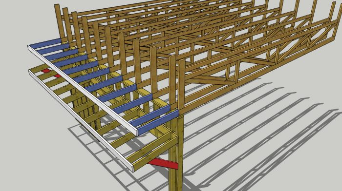 Small 4-foot roof overhang without post and beam - Fine Homebuilding