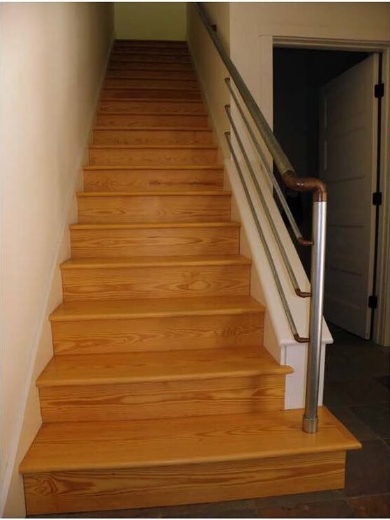 Reinforcing copper pipe posts for handrail? - Fine Homebuilding