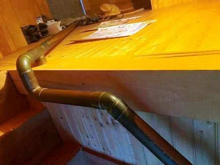 Reinforcing copper pipe posts for handrail? - Fine Homebuilding