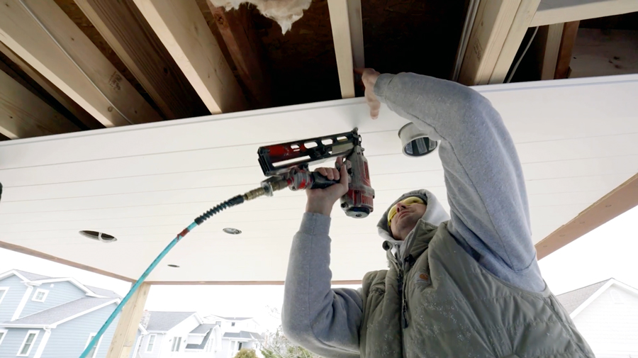 Installing a PVC Porch Ceiling - Fine Homebuilding