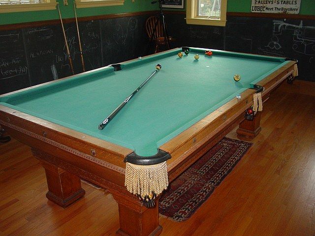 Pool table in house - Fine Homebuilding