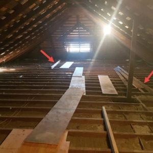 How to reinforce 2x4 attic floor joists? - Fine Homebuilding