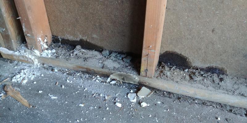 Garage 2x4 wall is a little below grade and rotting - Fine Homebuilding