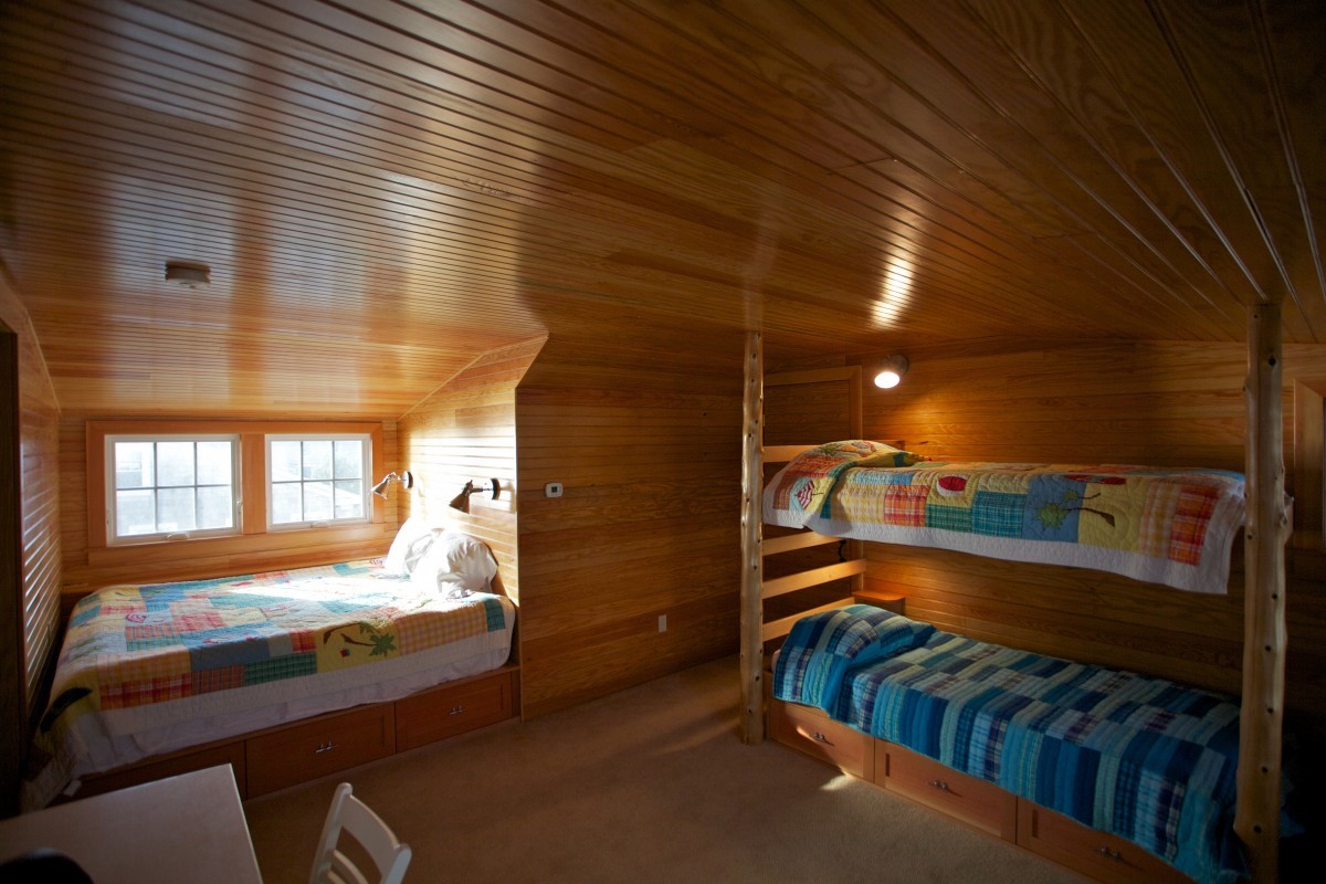 Attic Bunk Room - Fine Homebuilding