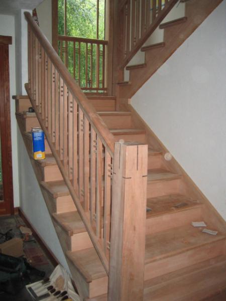 My first shop built stair - Fine Homebuilding