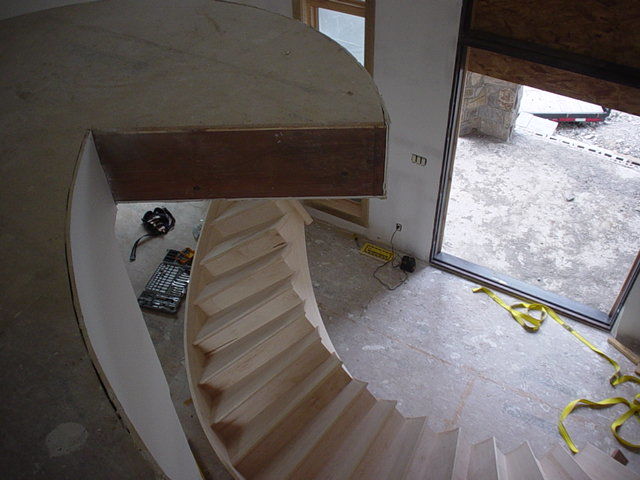 Two stacked 180 degree stairs - Fine Homebuilding
