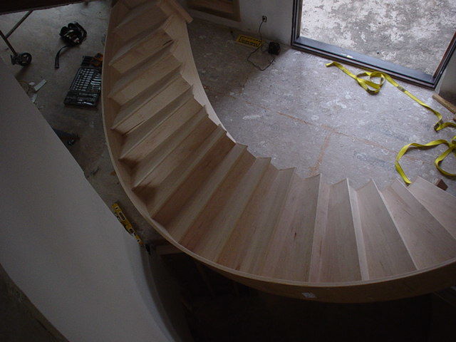 Two stacked 180 degree stairs - Fine Homebuilding