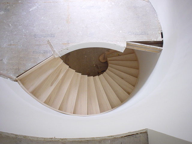 Two stacked 180 degree stairs - Fine Homebuilding