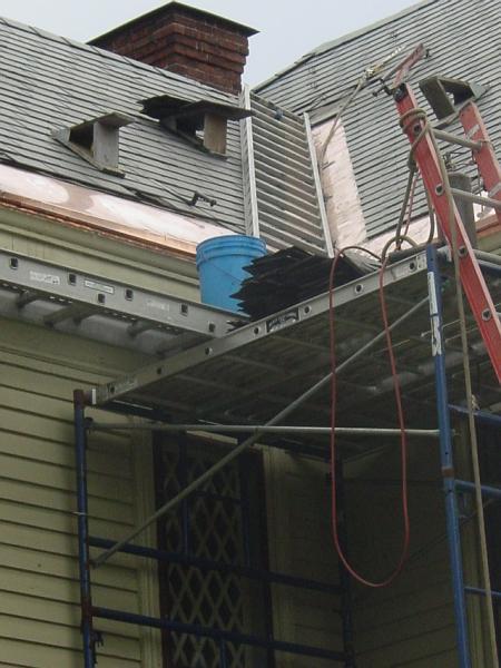 Boston gutter reline with copper - Fine Homebuilding