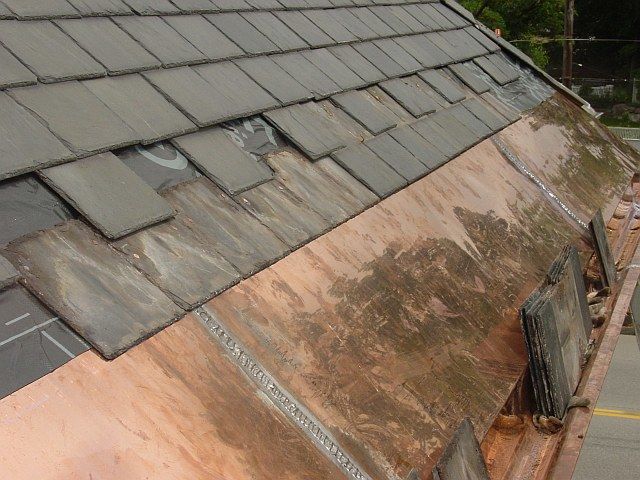 Boston gutter reline with copper - Fine Homebuilding