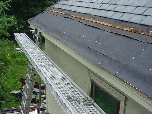 Boston gutter reline with copper - Fine Homebuilding