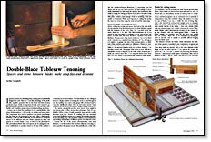 Double-Blade Tablesaw Tenoning - FineWoodworking