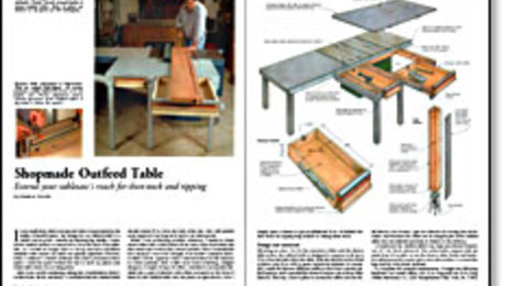 Shopmade Outfeed Table - FineWoodworking