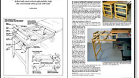 Shop-Built Roller Extension Table - FineWoodworking