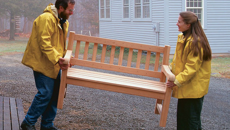 A Garden Bench for All Seasons - FineWoodworking