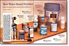 New Water-Based Finishes - FineWoodworking