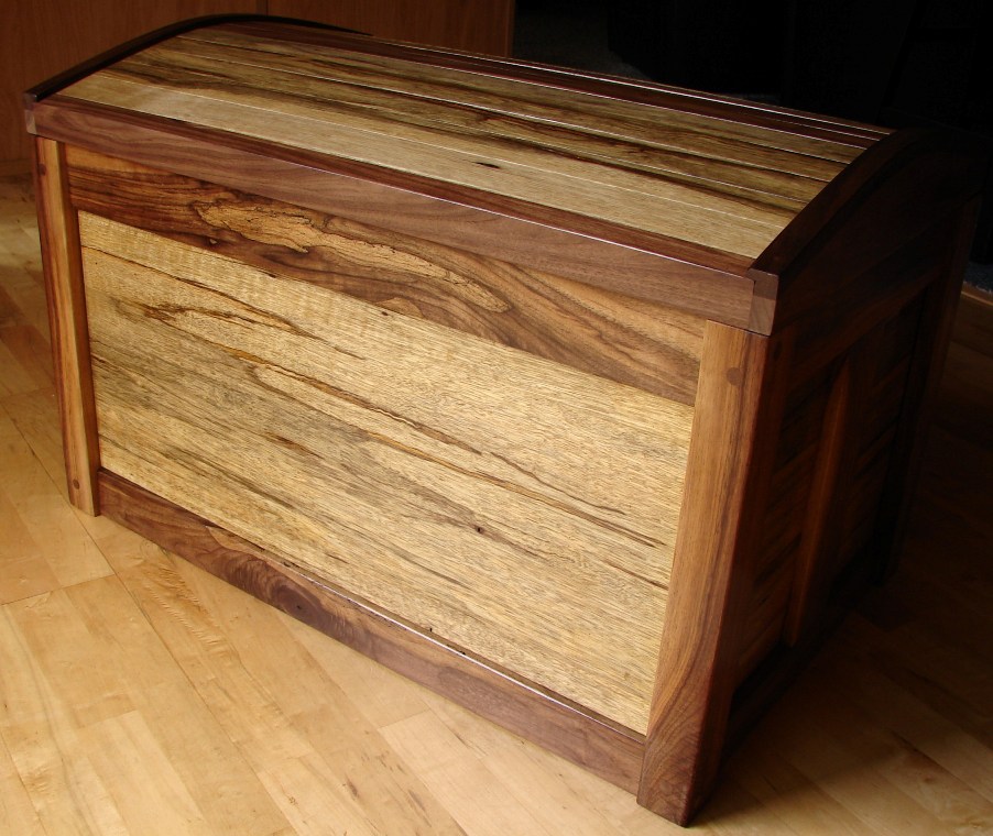 Barrel lid post and panel chest - FineWoodworking