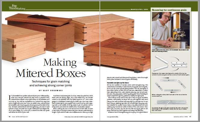 Making Mitered Boxes - FineWoodworking