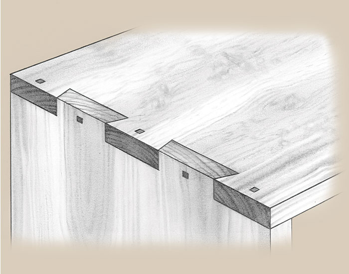 Pinned Box Joints - FineWoodworking
