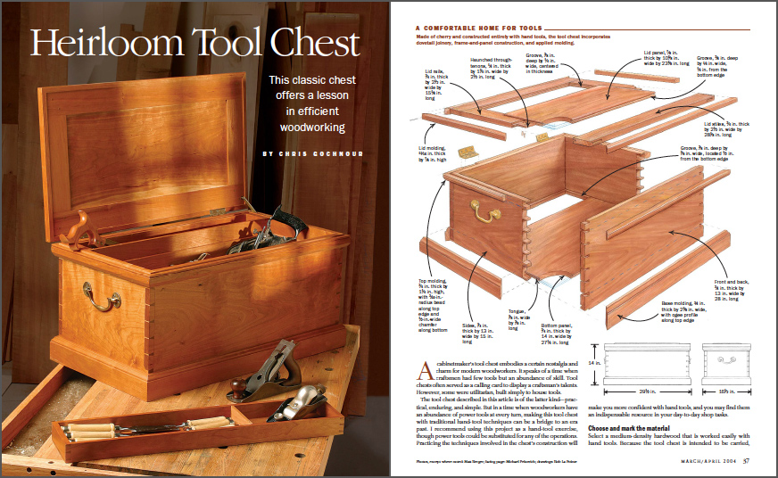 Build an Heirloom Tool Chest - FineWoodworking