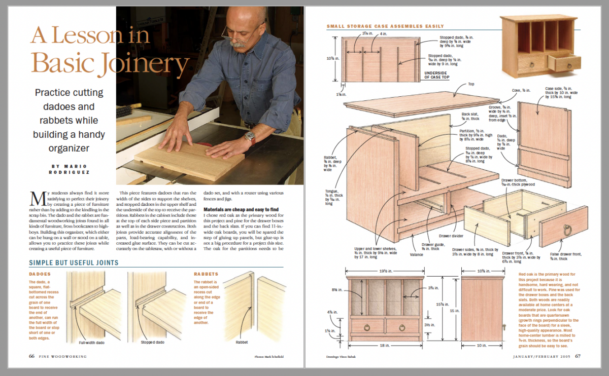 A Lesson in Basic Joinery - FineWoodworking