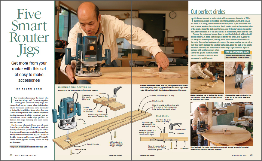 5 Smart Router Jigs - FineWoodworking