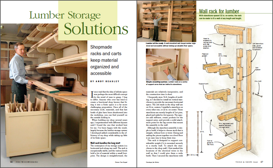 Lumber Storage Solutions - FineWoodworking