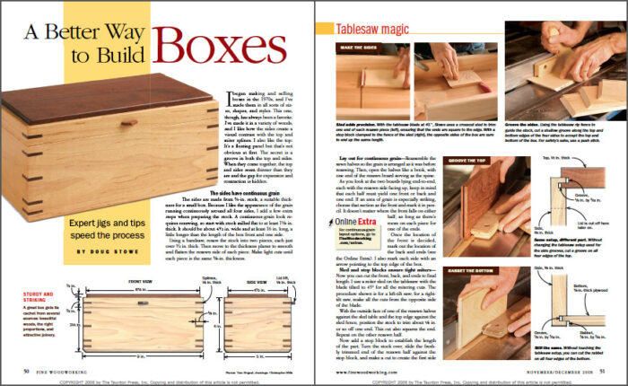 A Better Way to Build Boxes - FineWoodworking