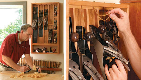 Build a Simple Rack for Handplanes - FineWoodworking