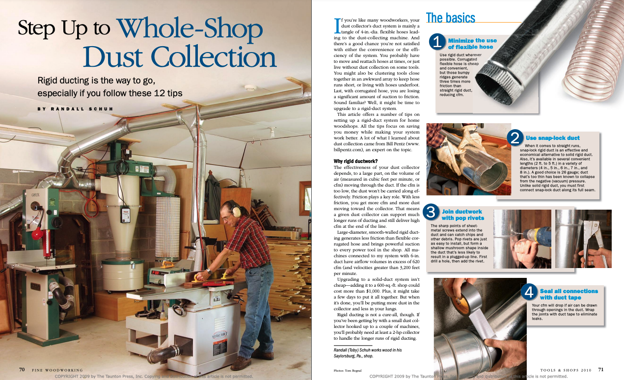 Step Up to Whole-Shop Dust Collection - FineWoodworking