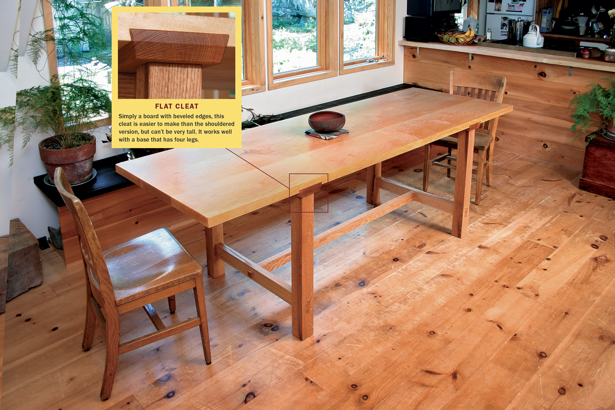 Dovetail Cleat for Tabletops - FineWoodworking