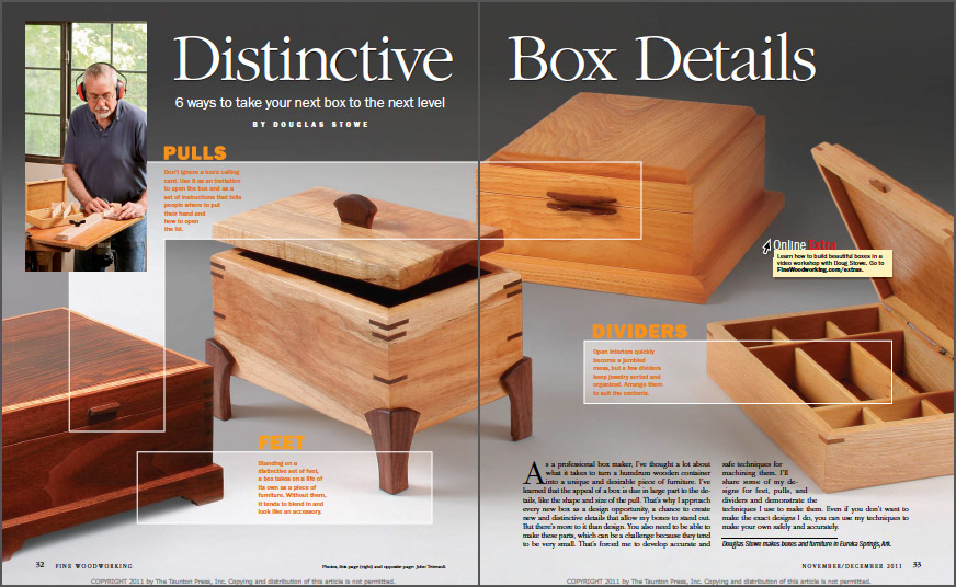 Distinctive Box Details - FineWoodworking