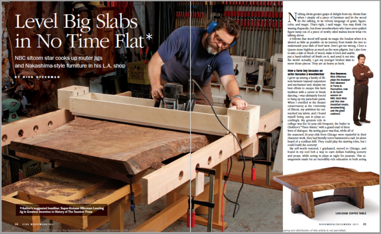 Flattening Wood Slabs with a Router Jig