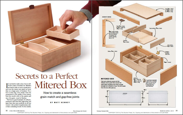 Secrets to a Perfect Mitered Box - FineWoodworking