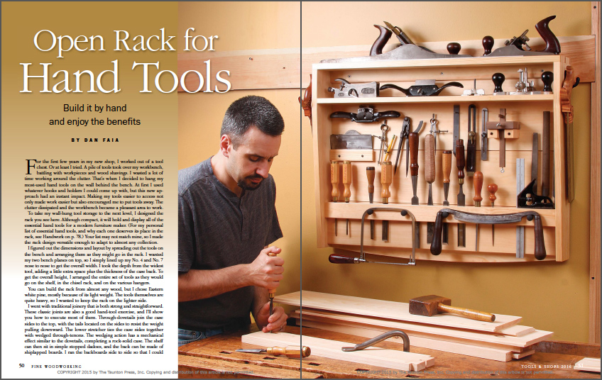 Open Rack for Hand Tools - FineWoodworking