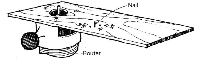 Circle Guide for the Router - FineWoodworking