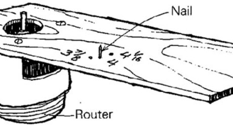 Circle Guide for the Router - FineWoodworking
