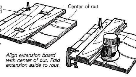 Flip-Up Router Fence - FineWoodworking