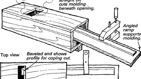Coping Molding with a Router - FineWoodworking