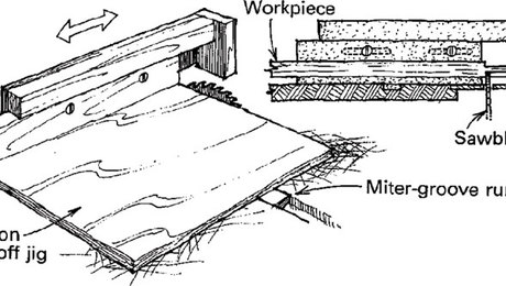 Adjustable Stop for Cutting Tenons - FineWoodworking