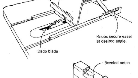 Jig for Making Beveled Notches - FineWoodworking